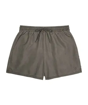 REPRESENT Smart Logo-embroidered Shell Swim Shorts - Green
