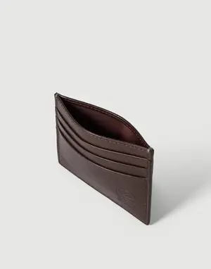Brunello Cucinelli Brushed Leather Cardholder