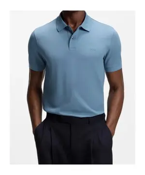 Hugo Boss Short-sleeved Straight Hem Polo Shirt