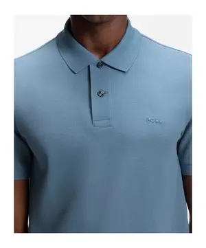 Hugo Boss Short-sleeved Straight Hem Polo Shirt