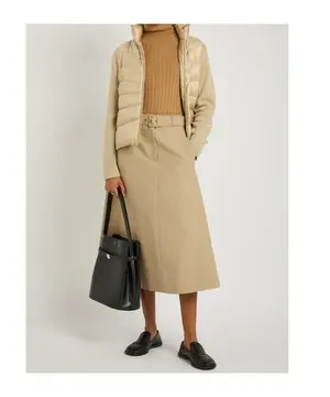 Moncler Quilted Shell And Wool-knit Cardigan