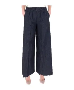 DONDUP Wide-leg Elasticated Waist Trousers