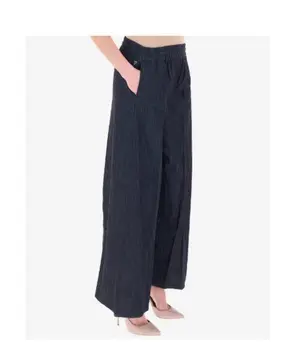 DONDUP Wide-leg Elasticated Waist Trousers