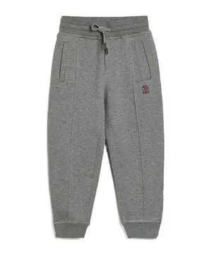 Brunello Cucinelli Drawstring Logo Track Pants - Dark Gray