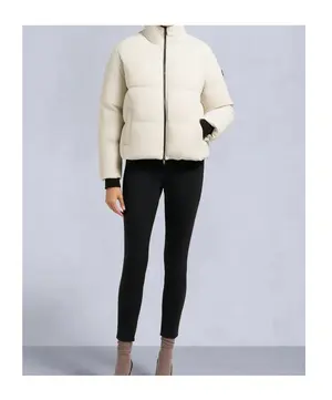 Moose Knuckles Nyluxe Misti Puffer Jacket With Detachable Hood And Fur Trim