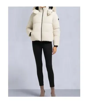 Moose Knuckles Nyluxe Misti Puffer Jacket With Detachable Hood And Fur Trim