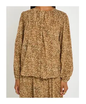 Isabel Marant Étoile Printed Silk Chiffon Cover-up - Brown