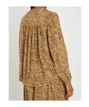 Isabel Marant Étoile Printed Silk Chiffon Cover-up - Brown