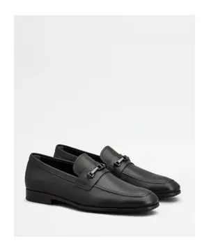 TOD'S T-clamp Loafers In Calfskin With Metal Buckle