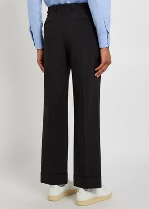 Valentino Garavani Straight-leg Wool Trousers