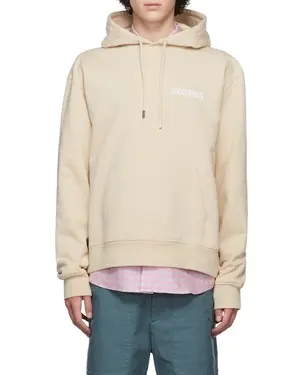Jacquemus Le Sweatshirt Embroidered Logo Hoodie