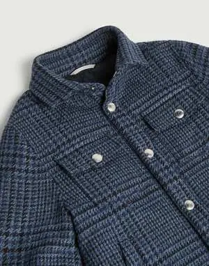 Brunello Cucinelli Prince Of Wales Checked Shirt Jacket