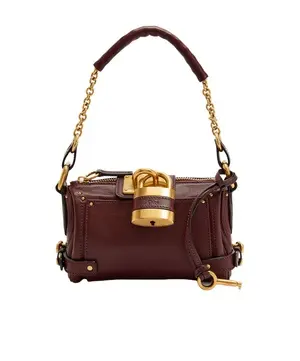 Chloé Grain Leather Shoulder Bag - Brown
