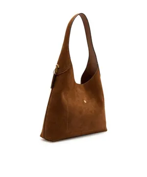 COACH Brooklyn 28 Suede Shoulder Bag