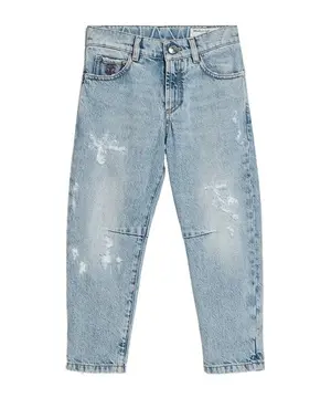 Brunello Cucinelli Distressed Five-pocket Jeans
