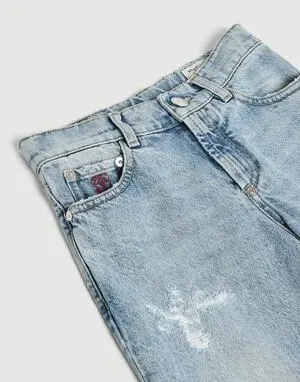 Brunello Cucinelli Distressed Five-pocket Jeans