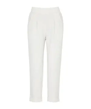 Varley The Rolled Stretch-jersey Sweatpants - White