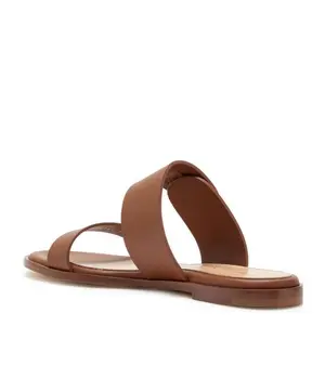 GIANVITO ROSSI Leather Belted Sandals - Brown