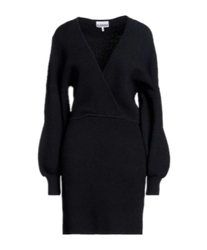 GANNI Short Dresses - Black