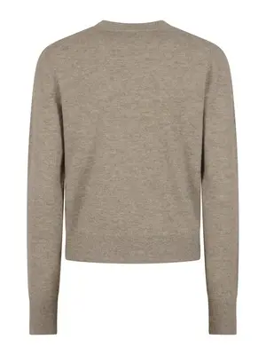 Acne Studios Long-sleeved Crewneck Cardigan - Gray