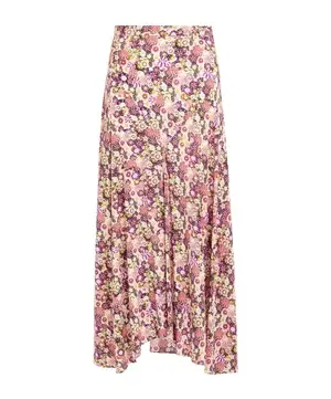 Isabel Marant Étoile Floral Print Flared Maxi Skirt