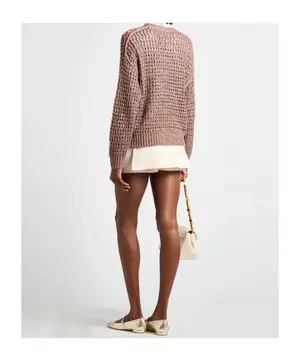 Brunello Cucinelli Medium-weight Knit Sequined Crewneck Sweater