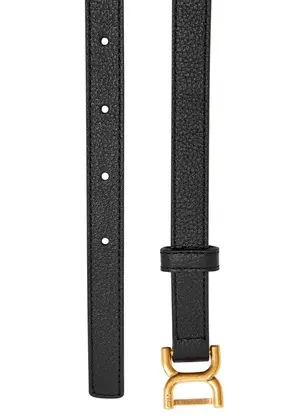 Chloé Marcie Grained-leather Belt