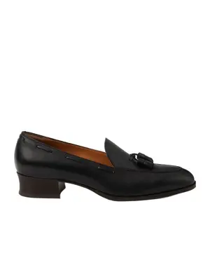 Loro Piana Serge Tassel Loafer - Black