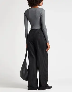 Brunello Cucinelli Stretch Knit Long Sleeve Top