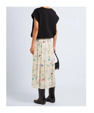 Isabel Marant Étoile Midi Skirt With Asymmetrical Hem