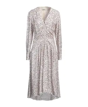 Isabel Marant Étoile Printed Zip Long Dress - Gray