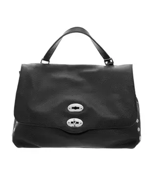 ZANELLATO Logo Shoulder Bag - Black