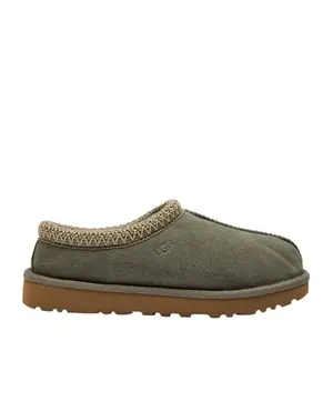 UGG Tasman Suede Flatform Slippers - Brown