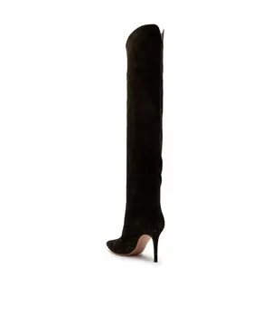 GIANVITO ROSSI Suede Over-the-knee Pointed Toe Boots