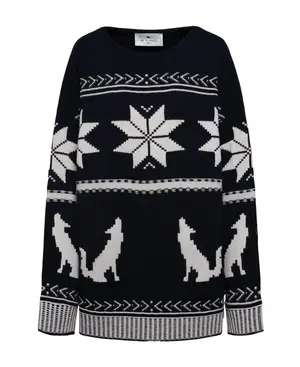 Etro Patterned Jacquard Knitted Jumper