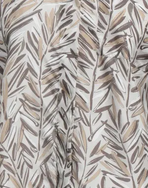 Brunello Cucinelli Floral Print Silk Blouse