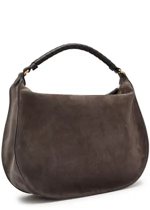 Chloé Marcie Medium Suede Shoulder Bag - Brown
