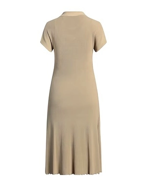 Burberry Midi Knitted Polo Dress