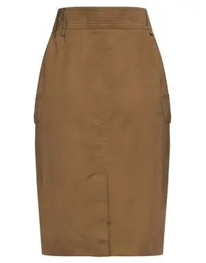 Saint Laurent Slim Fit Straight Cargo Skirt