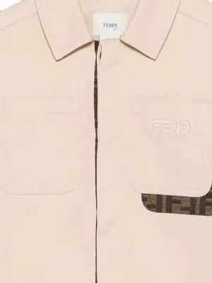 Fendi Ff-motif Embroidered Jacket