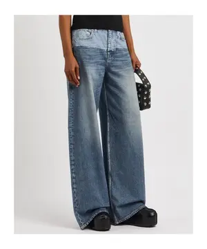 Rag & Bone Miramar Sofie Printed Chambray Trousers