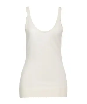Chloé Wool Lightweight Knit Scoop Neck Sleeveless Top