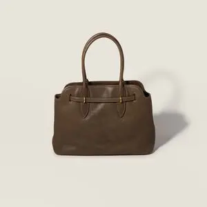 Miu Miu Nappa Leather Top Handle Bag