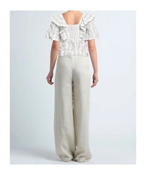 GANNI Printed Square Neck Cover-up