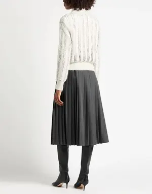 Brunello Cucinelli Open-knit Sequined V-neck Jumper