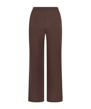 Malìparmi Sleek Matte Trouser - Cool Brown
