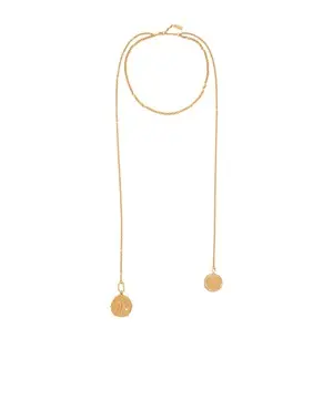 Chloé The Medals Necklace - Yellow