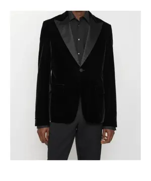 Burberry Velvet Tuxedo Jacket