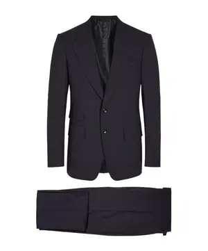 TOM FORD Bistretch Shelton Wool-blend Evening Suit - Black