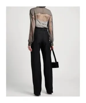 Saint Laurent Classic Collar Long Sleeve Shirt With Chest Pockets